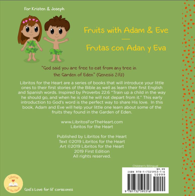 Book #2 - Fruits with Adam and Eve/ Frutas con Adan y Eva – Libritos ...